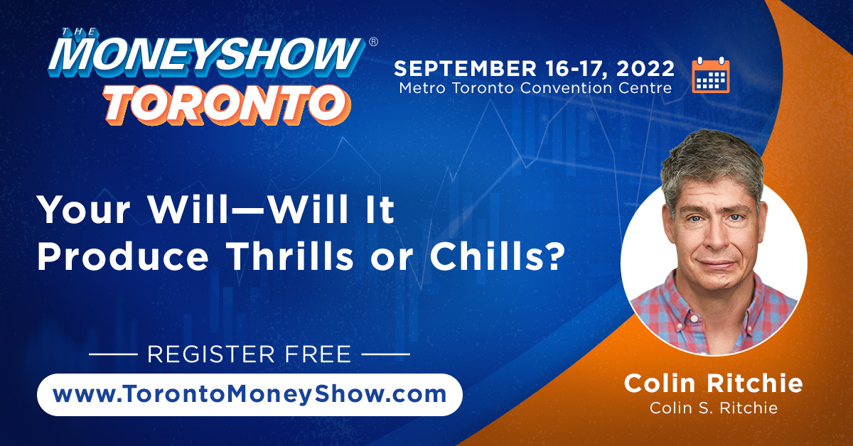 World MoneyShow Presentation September 17 on Estate Planning | Colin S ...